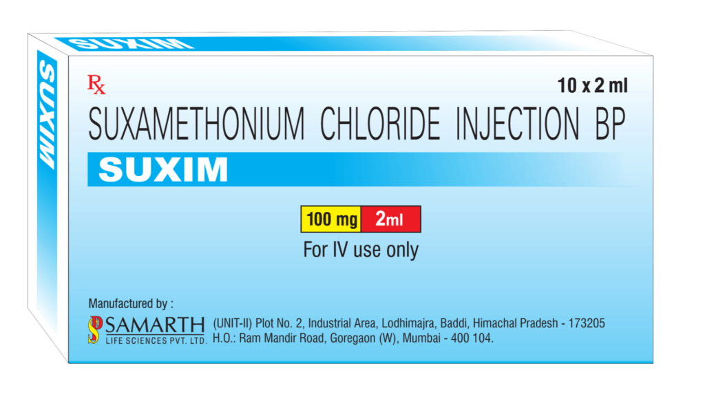 Suxamethonium Chloride Injection - PHARMIKA INDIA PVT LTD.
